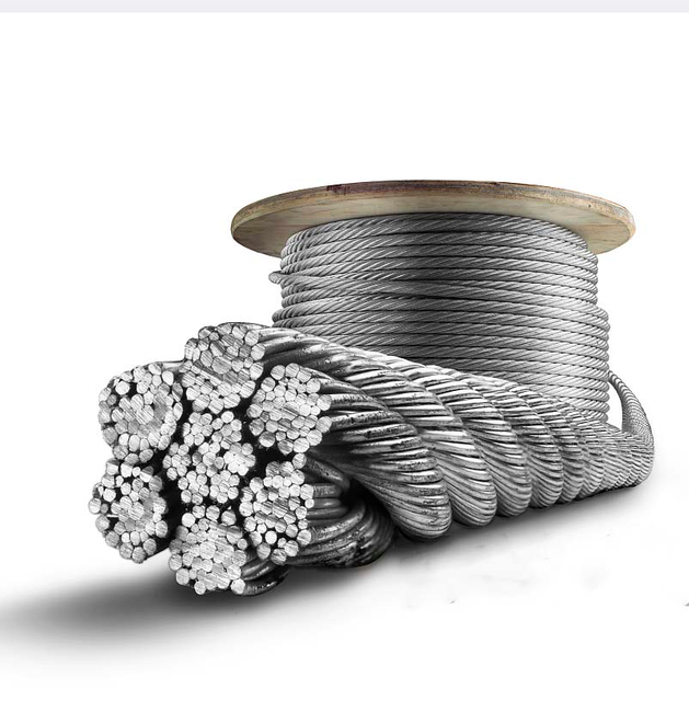 Ungalvanized Steel wire rope, Galvanized steel wire rope, Compacted ...