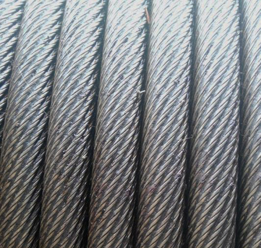 Compacted anti Rotation Wire Rope 35wXK7 / 35w*k7 28mm 30mm - Buy ...