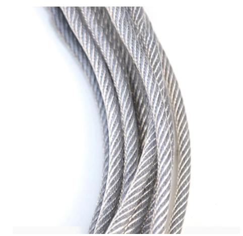 Steel PVC Coated Wire Rope 7*7 Flexible Cable Soft Cable Transparent ...