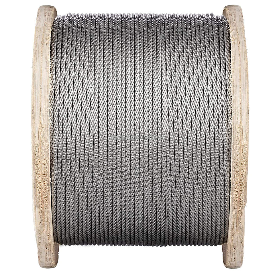 High Tensile Strength Steel Wire Rope 7x19 1960mpa For Fence 18mm - Buy ...