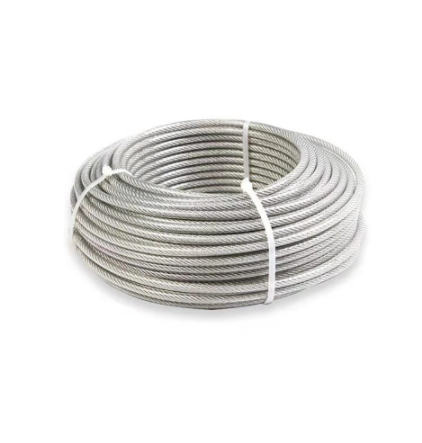 Steel PVC Coated Wire Rope 7*7 Flexible Cable Soft Cable Transparent ...